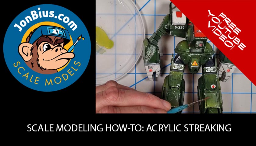 Scale Modeling How To: Acrylic Streaking – Jon Bius Scale Models