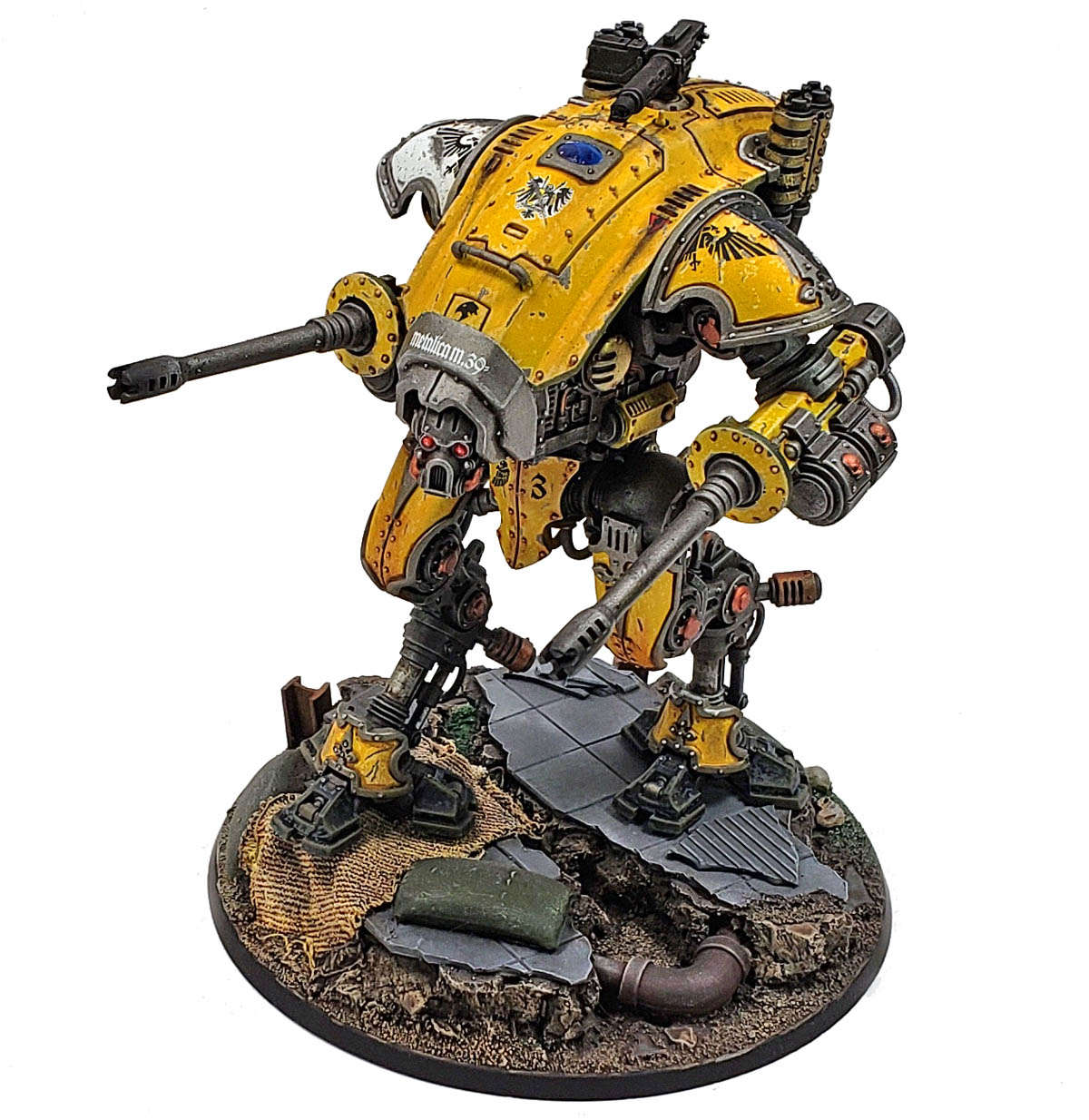 Citadel’s Armiger Helverin: A Brave Yellow Fellow – Jon Bius Scale Models